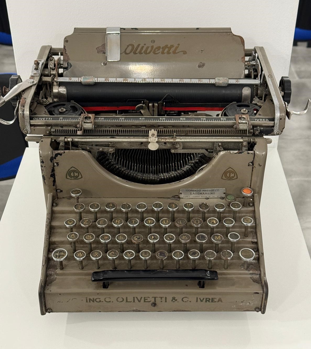 Olivetti M20 "coloniale" - MuseoMacchineDaScrivere